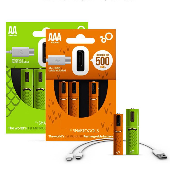 Pin Sạc Smartoools AA - AAA thế hệ mới (2 Viên) | Shopee Việt Nam