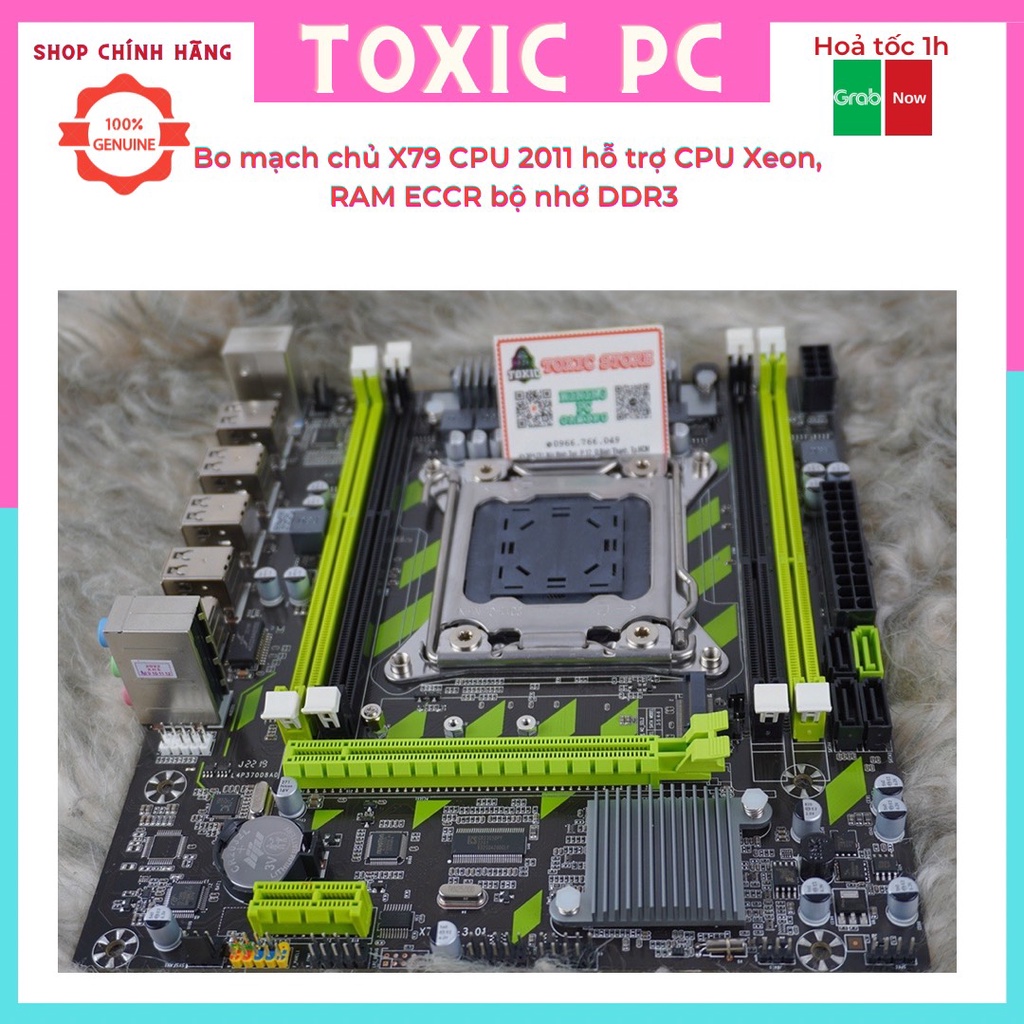 Bo mạch chủ X79 CPU 2011 hỗ trợ CPU Xeon, RAM ECCR bộ nhớ DDR3 Micro ATX, X79 MATX Có M.2 ...