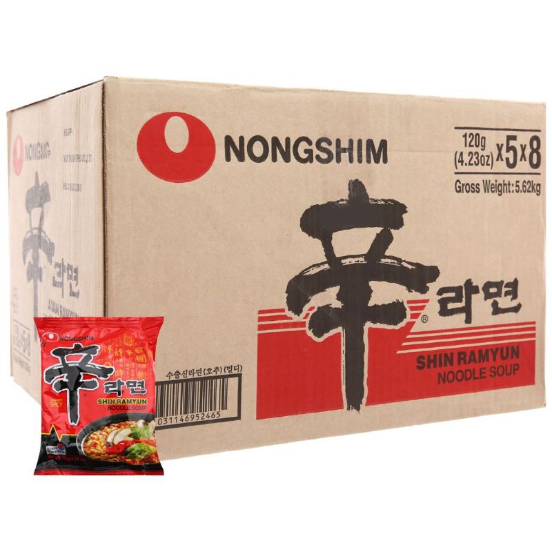 ( Sale mạnh)( 40 gói) Mì shin hàn quốc 120g | Shopee Việt Nam