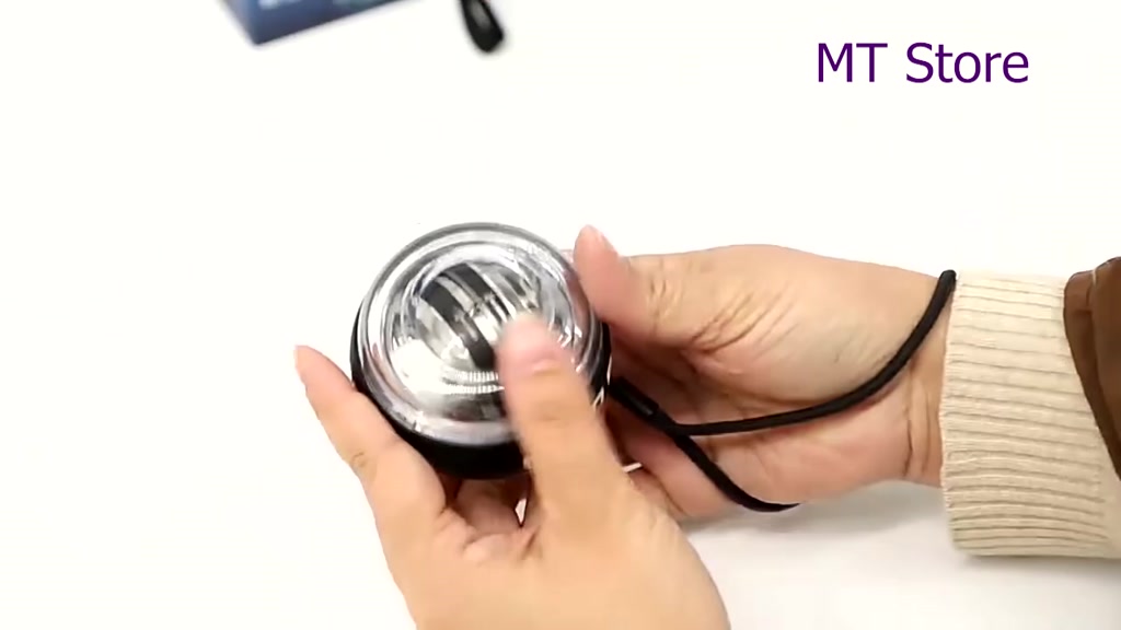 Bóng gyro ball tập xoay cổ tay tự khởi động có đèn LED thể hiển sức ...