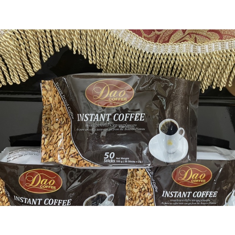 Dao Coffee, Instant Coffee ( cà phê đen), 100g(50gói) | Shopee Việt Nam