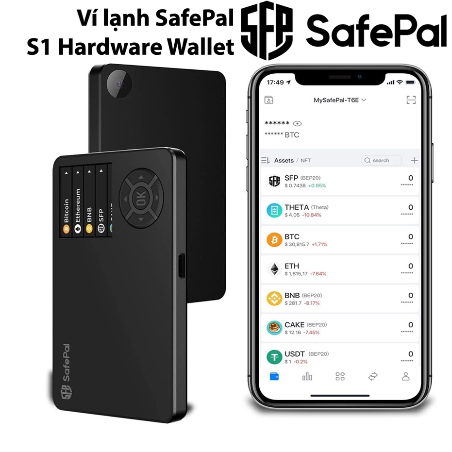 Ví lạnh SafePal S1 nguyên seal Binance bản tiếng Việt Bitcoin Altcoin ...