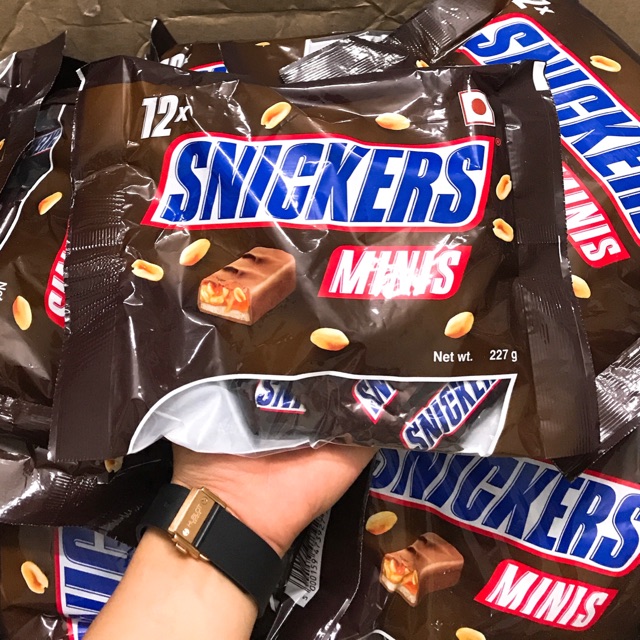 Kẹo Chocolate Snickers Minis 227g | Shopee Việt Nam