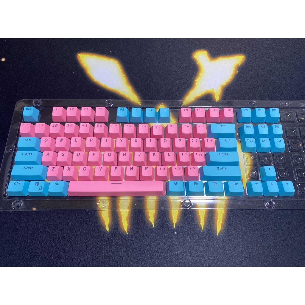 RK61 87 104 Keycaps PBT Material OEM profile Backlit Two-Color ...