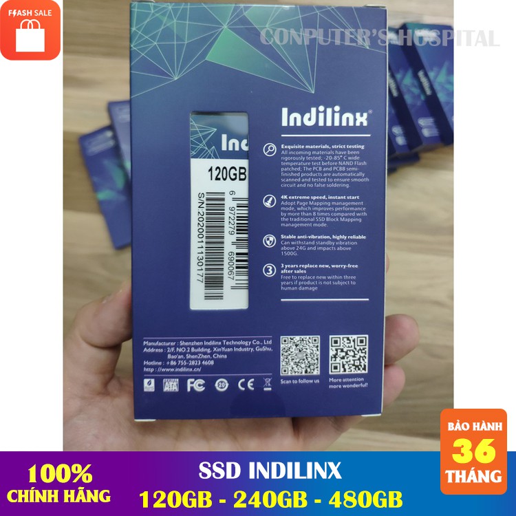 Ổ Cứng SSD Indilinx 120Gb - 240GB - 480GB Chính Hãng-Bh 36 Tháng ...