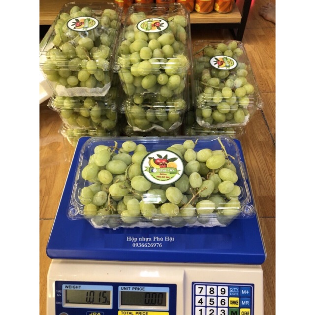 100 hộp đựng trái cây 1kg P1000A ( nho, cherry 1kg) | Shopee Việt Nam