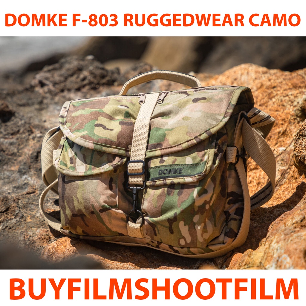 Túi máy ảnh Domke F-803 RuggedWear Camera Messenger Bag (Camo) bản "Lục ...