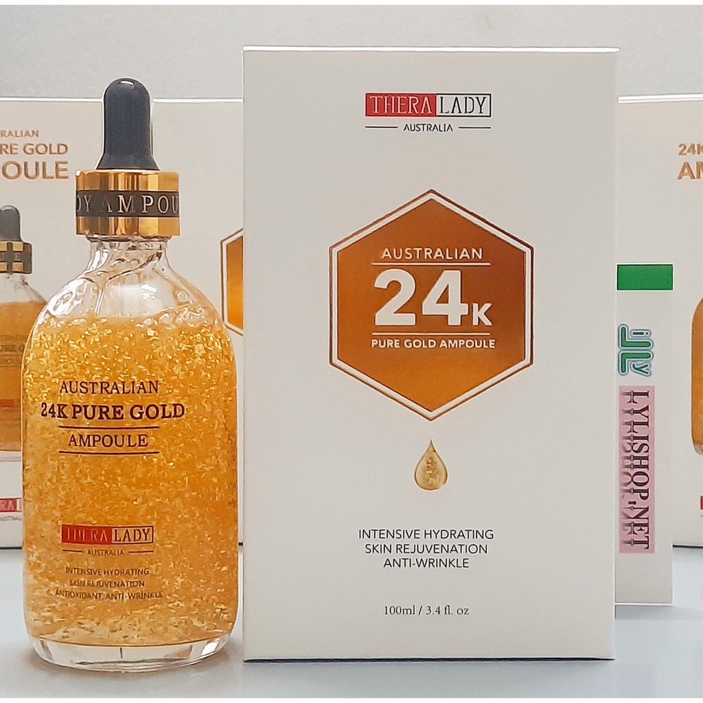 [HÀNG CHÍNH HÃNG] Serum Australia 24k Pure Gold Ampoule 100ml -serum ...