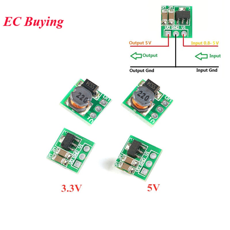 Mô Đun Tăng Áp Dc-Dc 0.9-3.3v Sang 3.3v 0.9-5v 500ma Mini Dc Sang Dc Cho Arduino | Shopee Việt Nam