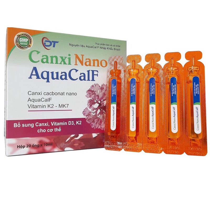 canxi nano AquaCaLF bổ sung canxi vitamin D3 K2 | Shopee Việt Nam