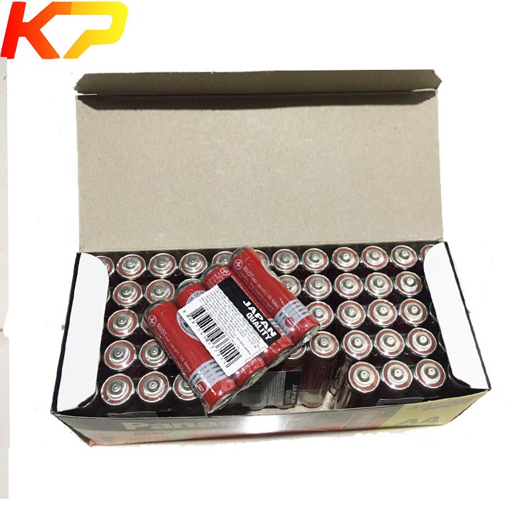 Pin AA Panasonic 1.5V R6DT/4S Hi-top - Hộp 60 viên ( Đỏ ) | Shopee Việt Nam