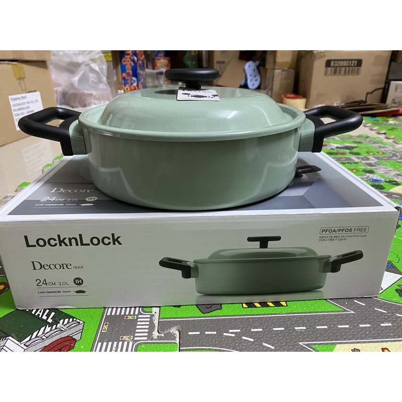 [LOCKnLOCK]NỒI DECOR LÒNG PHỦ CHỐNG DÍNH CERAMIC - LDE1244IH ( XANH ...