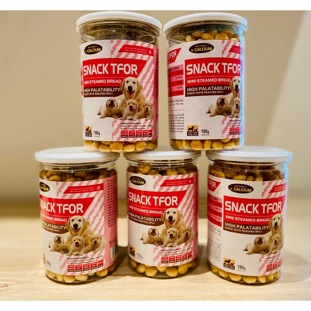 Bánh thưởng cho chó TFor Snack cho chó hộp 180g | Shopee Việt Nam