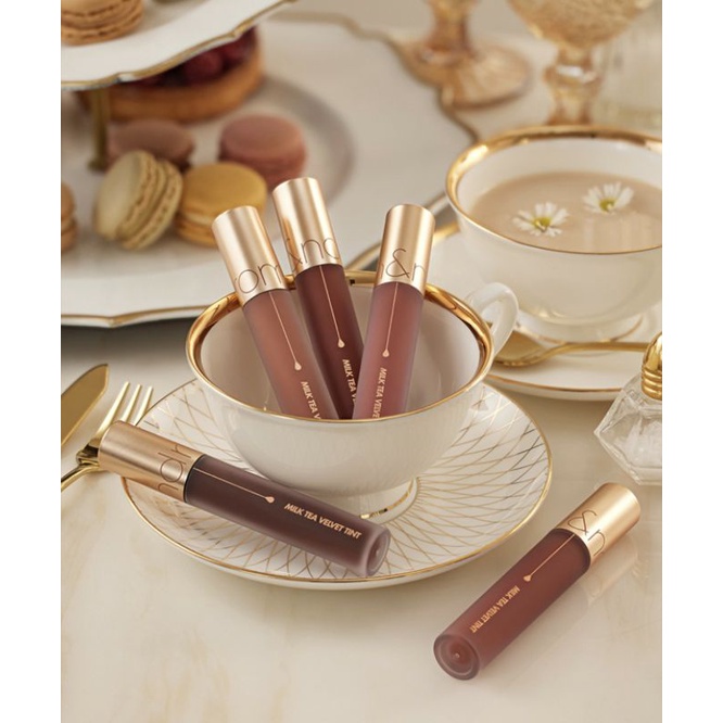 Son Kem Lì Phiên Bản Trà Sữa Romand Milk Tea Velvet Tint 4 4g Shopee