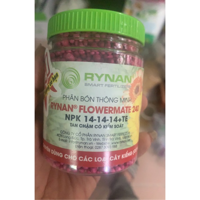 PHÂN BÓN THÔNG MINH RYNAN. NPK 14-14-14+TE (RYNAN® FLOWERMATE 240 ...