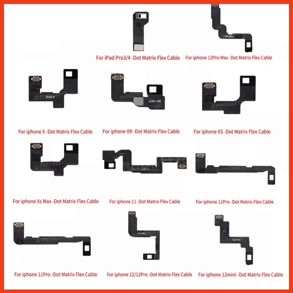 Cáp fix FaceID JC IP X - 12 Pro Max (dùng cho box V1SE) | Shopee Việt Nam