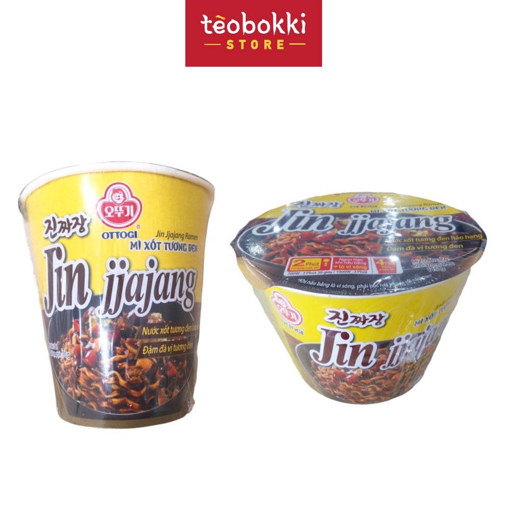 Mì Jin jjajang xốt tương đen Ottogi 70g, 110g | Shopee Việt Nam