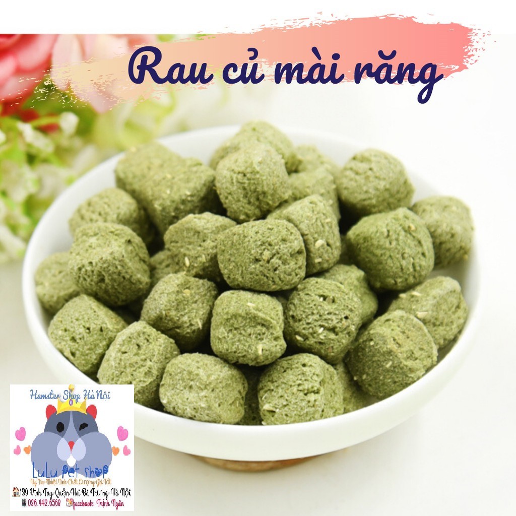 snack rau củ -Mài răng rau củ hamster ( chai 20 viên ) | Shopee Việt Nam