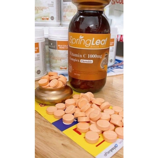 Kẹo Ngậm vitamin c 1000mg Springleaf 200 viên | Shopee Việt Nam