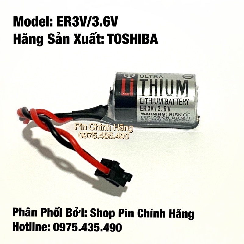 Pin Nuôi Nguồn TOSHIBA ER3V/3.6V Ultra Lithium Hàng Nhập Khẩu | Shopee ...