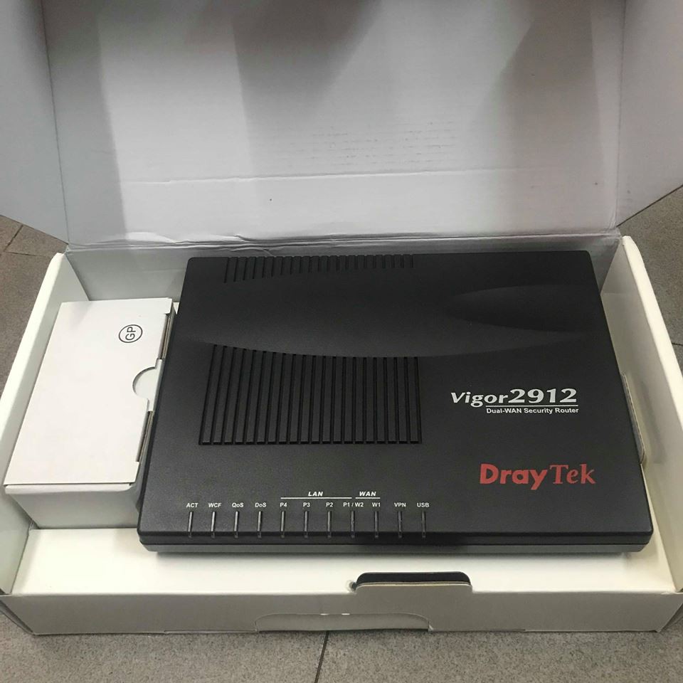 Cân bằng tải Draytek Vigor 2912 Fullbox mới 100% bảo hành 03-2020 ...