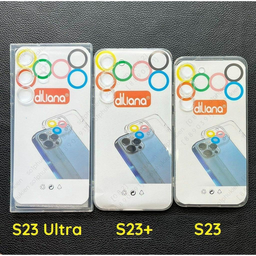 Ốp lưng Samsung S23 Ultra/ Samsung S23+ (s23 plus)/ Samsung S23 dẻo trong bảo vệ camera bền đẹp ...