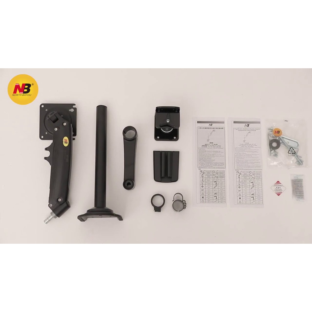 Giá đỡ màn hình North Bayou NB-H100 / NB-M4 từ 17-30 inch Tải trọng 2 ...