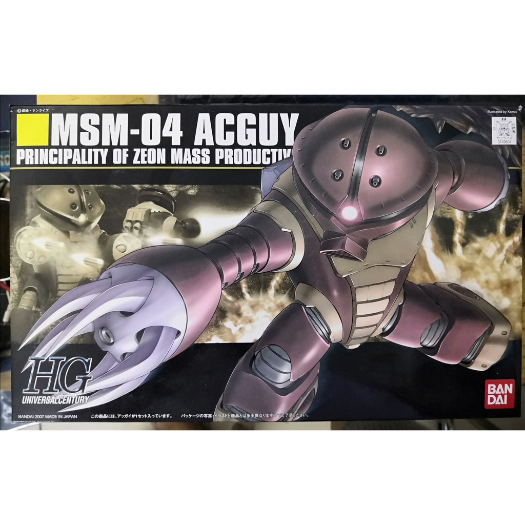 Mô hình robot Gundam Bandai GUNPLA 1/144 HG MSM-04 ACGUY | Shopee Việt Nam