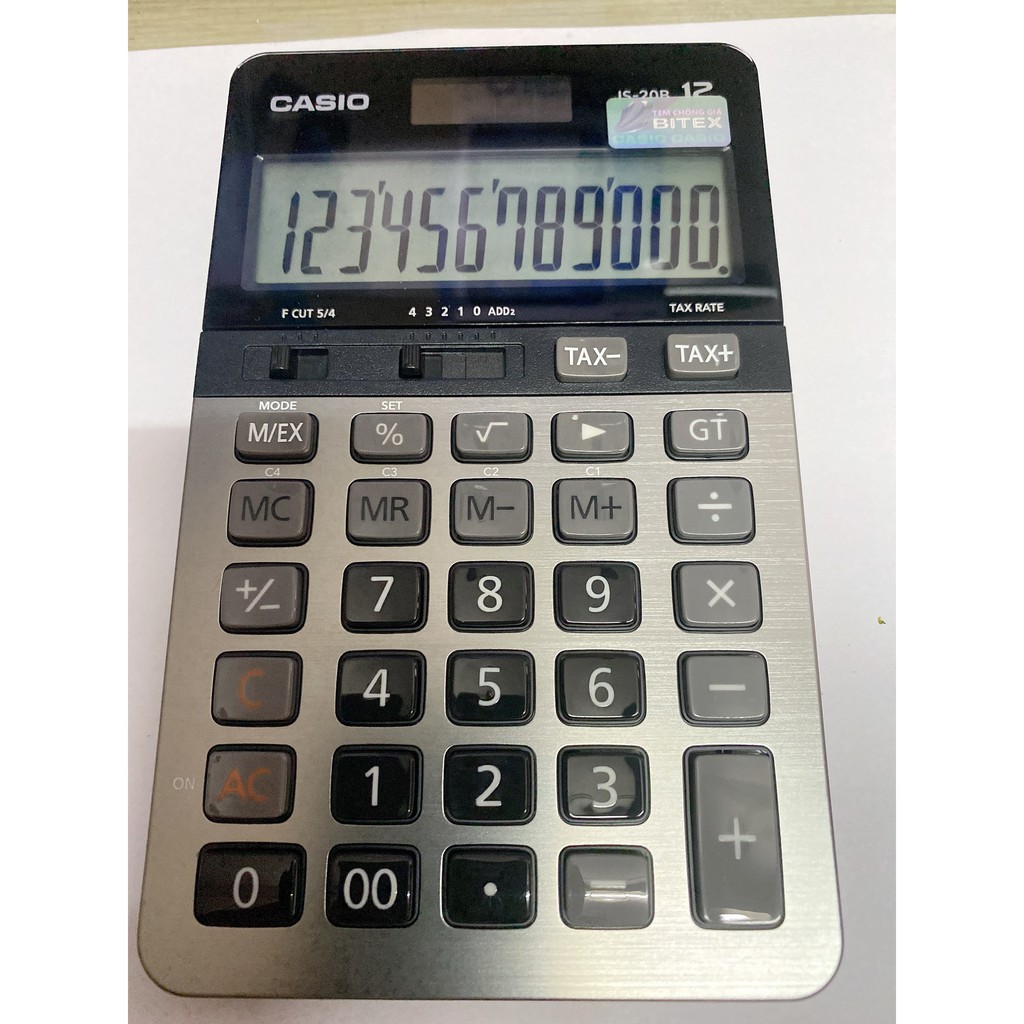 Máy Tính Tiền Casio Js20B Chính Hãng | Shopee Việt Nam