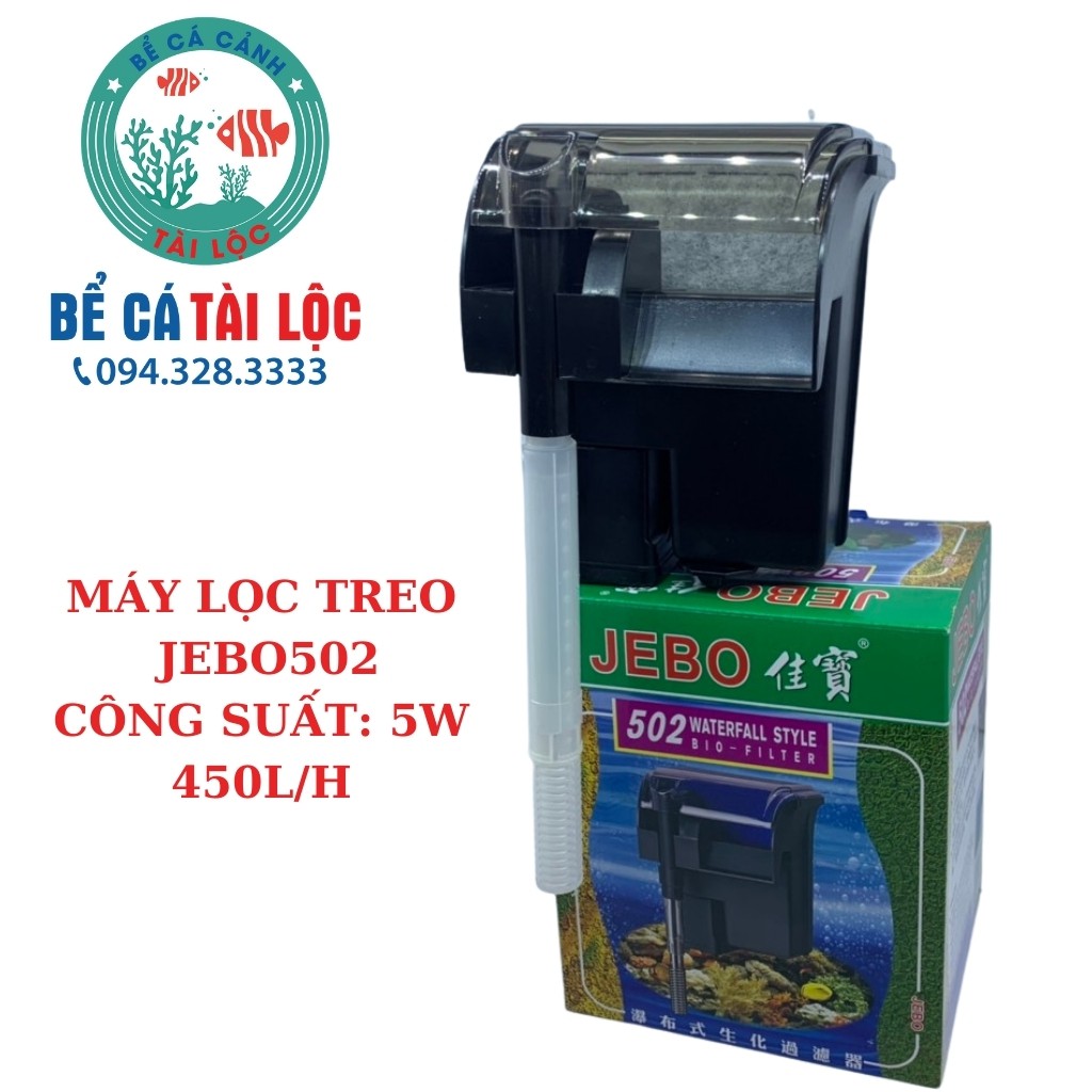 MÁY LỌC TREO HỒ CÁ, BỂ CÁ JEBO 502- CÔNG SUẤT 5W | Shopee Việt Nam