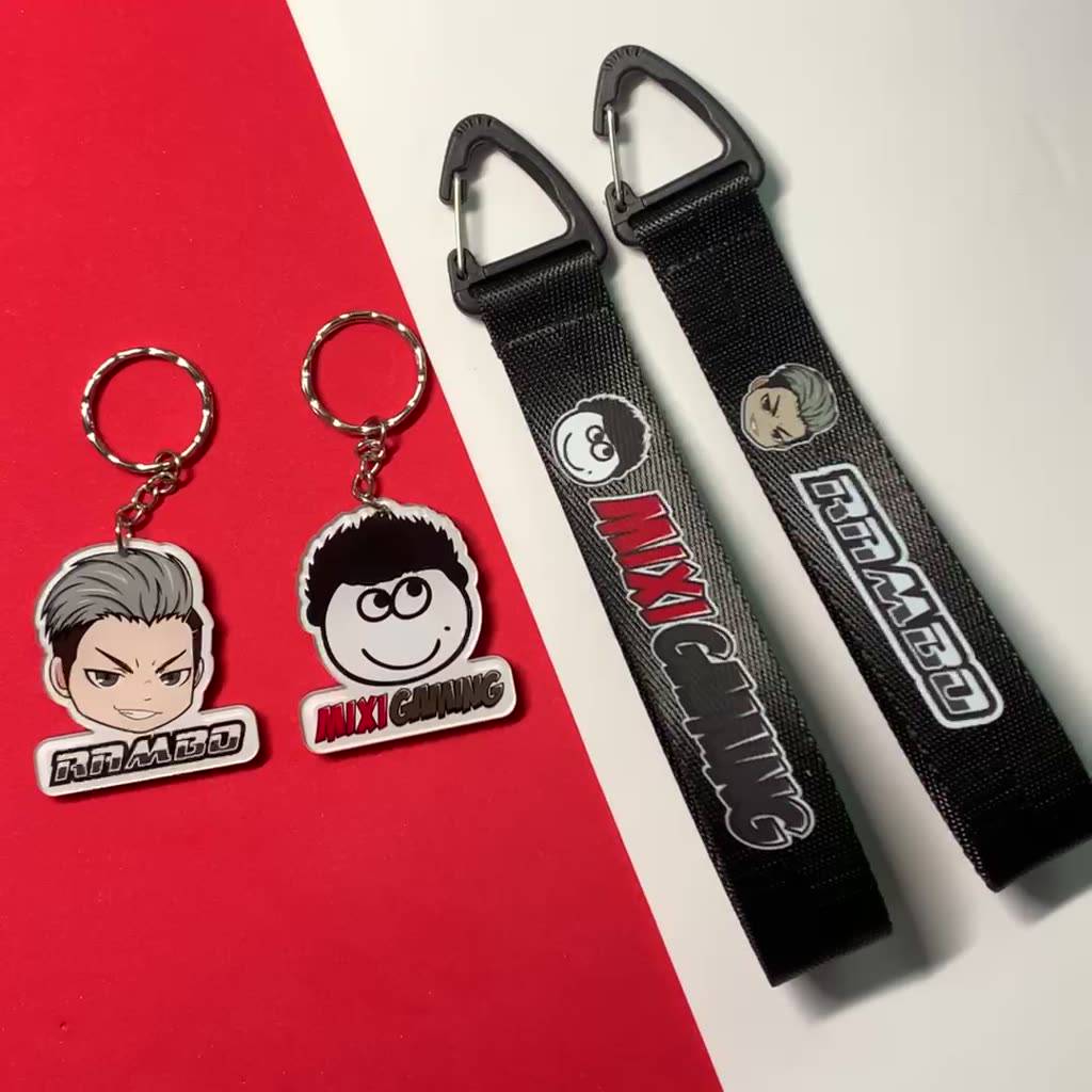 Móc khóa Mixi Gaming, Rambo Lâm Đình Khoa phụ kiện trang trí | Shopee ...