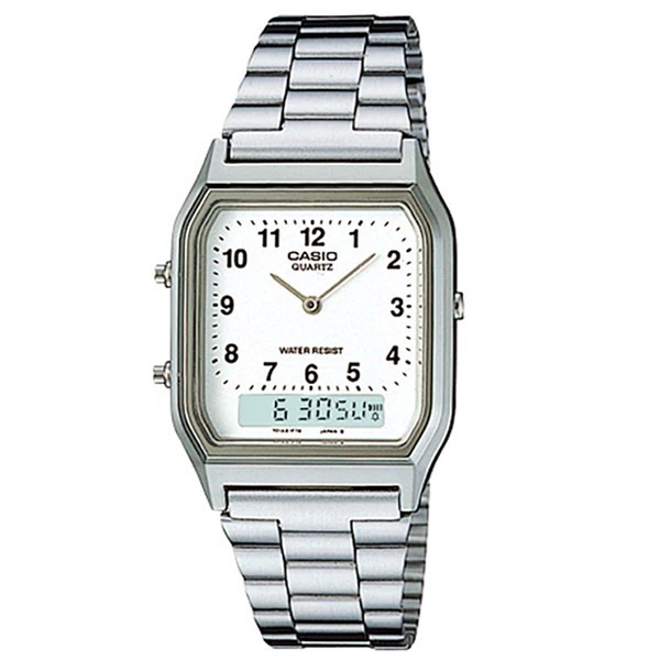 Đồng Hồ Nam - Nữ Casio AQ-230A-7BMQ Dây Kim Loại- hàng nhập Nhật ...