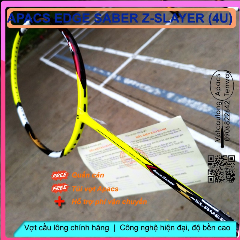 Vợt cầu lông Apacs Edge Saber Z Slayer - 4U - công thủ vững vàng ...