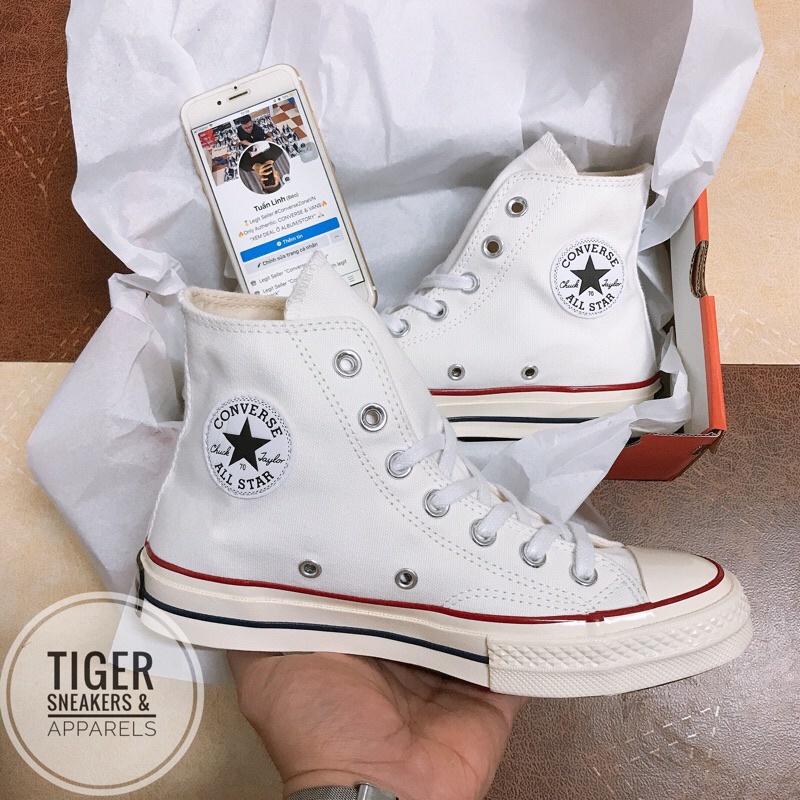 Tiger Sneakers - Giày Converse Chuck Taylor All Star 1970s White ...