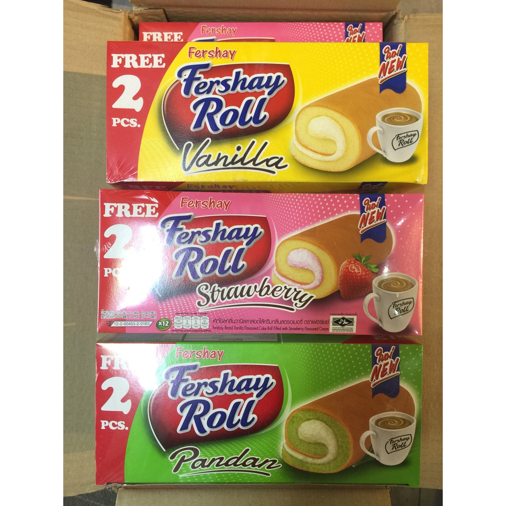 BÁNH BÔNG LAN FERSHAY ROLL - THÁI LAN | Shopee Việt Nam