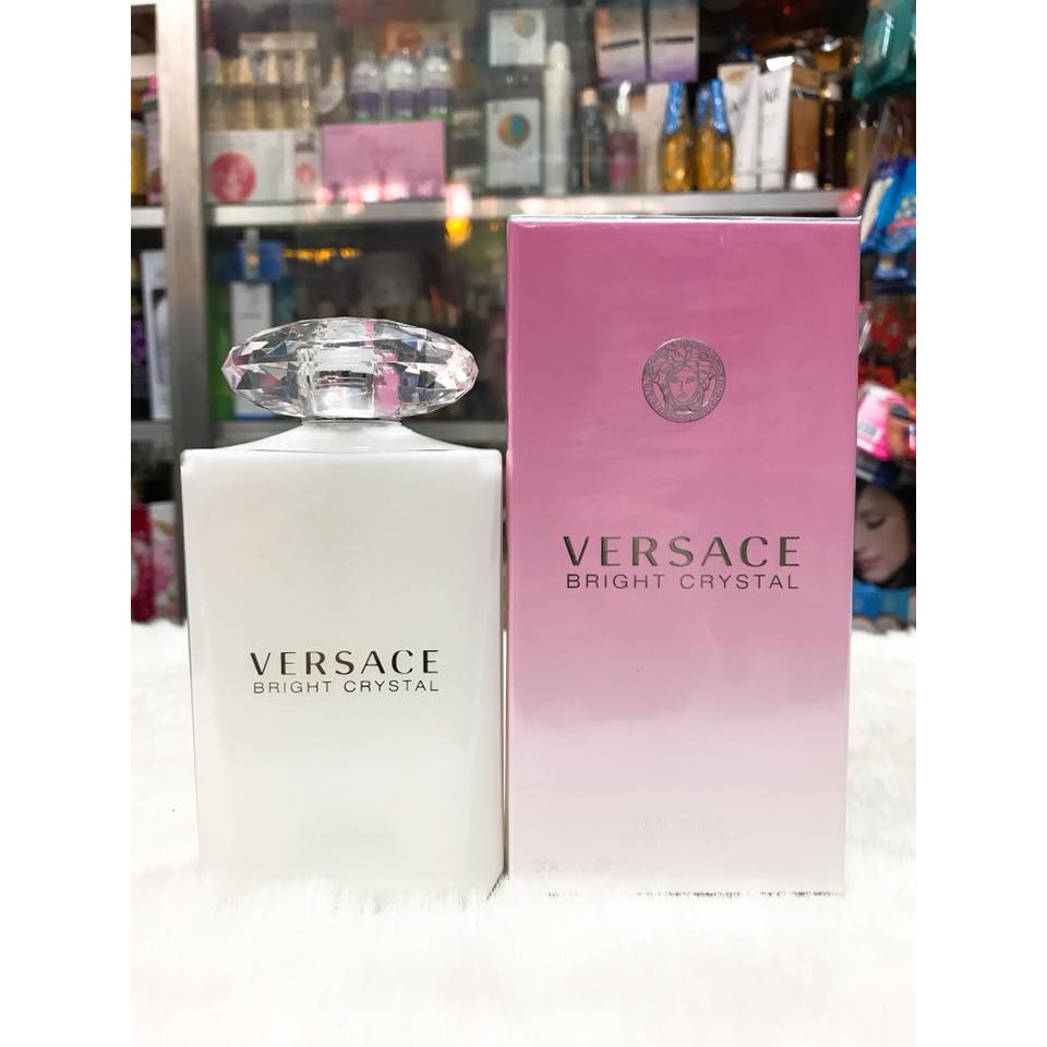 (200ml) Dưỡng thể Versace Bright Crystal Perfumed Body Lotion | Shopee ...