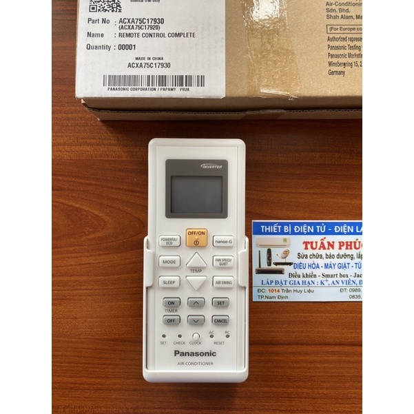 Remote Máy Lạnh Panasonic 2 Chiều, Điều Khiển Điều Hoà Panasonic 17930 ...