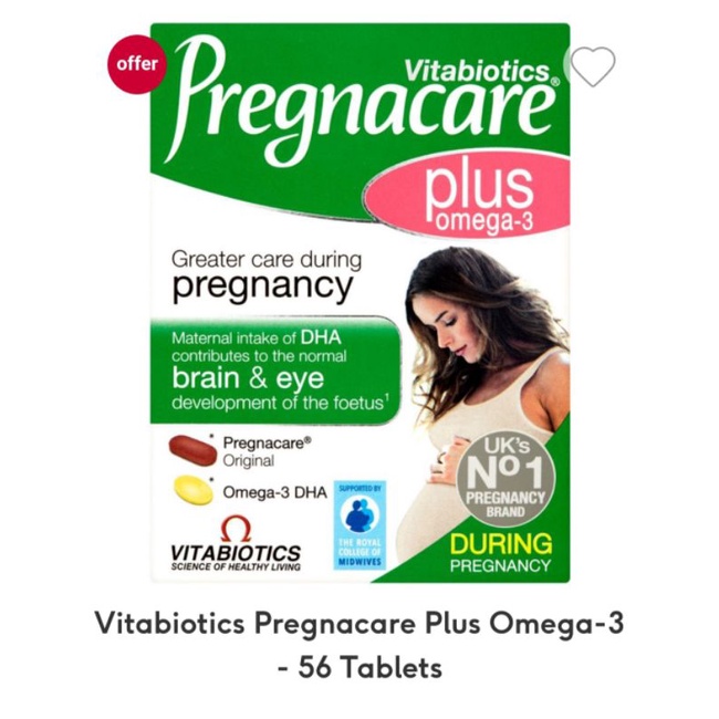 [orderuk - đủ bill] Pregnancare plus (56 viên) | Shopee Việt Nam