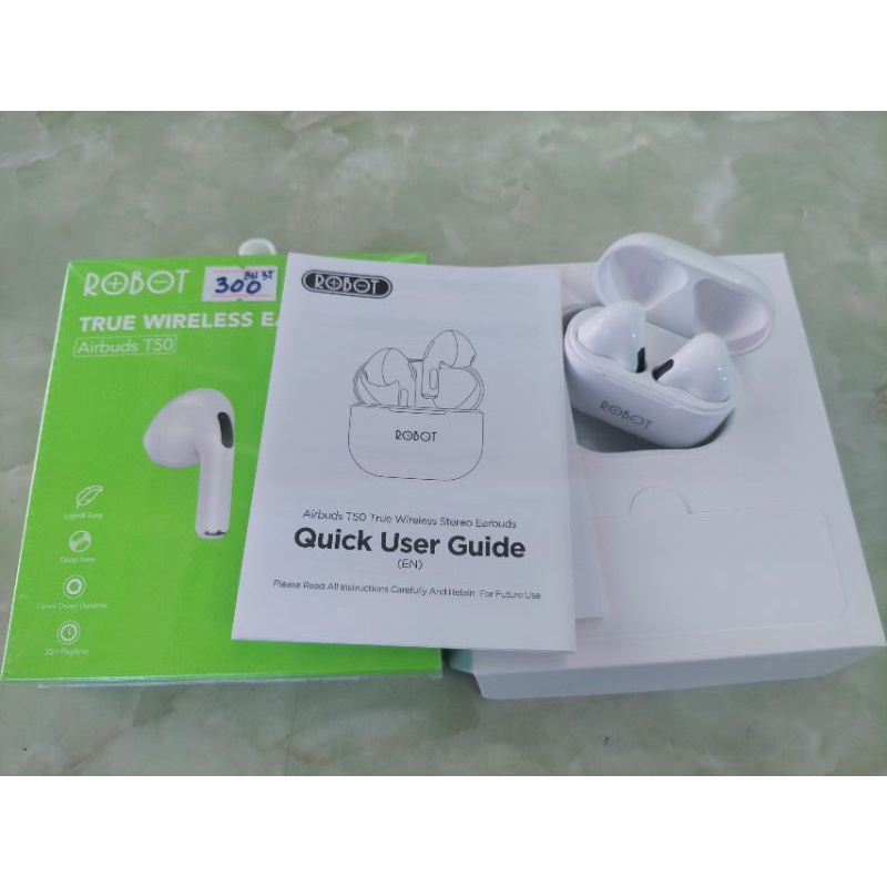 Tai Nghe Không Dây True Wireless ROBOT Airbuds T50 Semi InEar Bluetooth ...