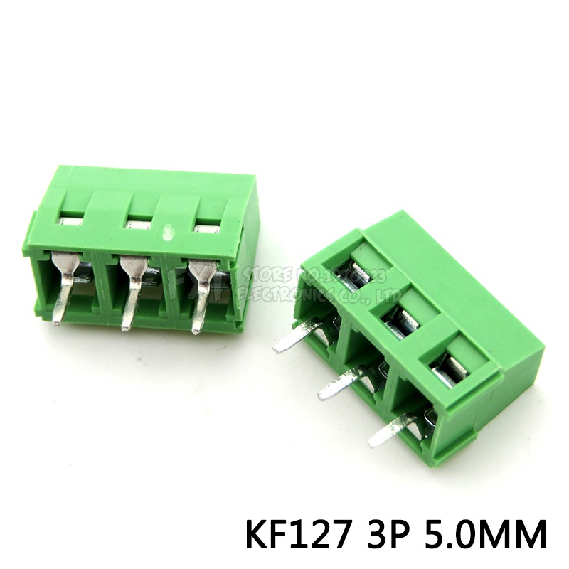Set 10 Ốc Vít Thẳng KF127-5.0-3P KF127-3P 300V 10A 3Pin 5.0mm PCB 26-14A WG Chuyên Dụng | Shopee ...