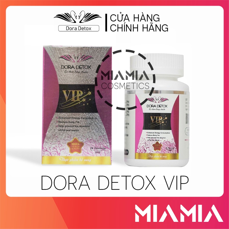 Dora Detox Vip Eo Thon Dáng Chuẩn Chính Hãng | Shopee Việt Nam