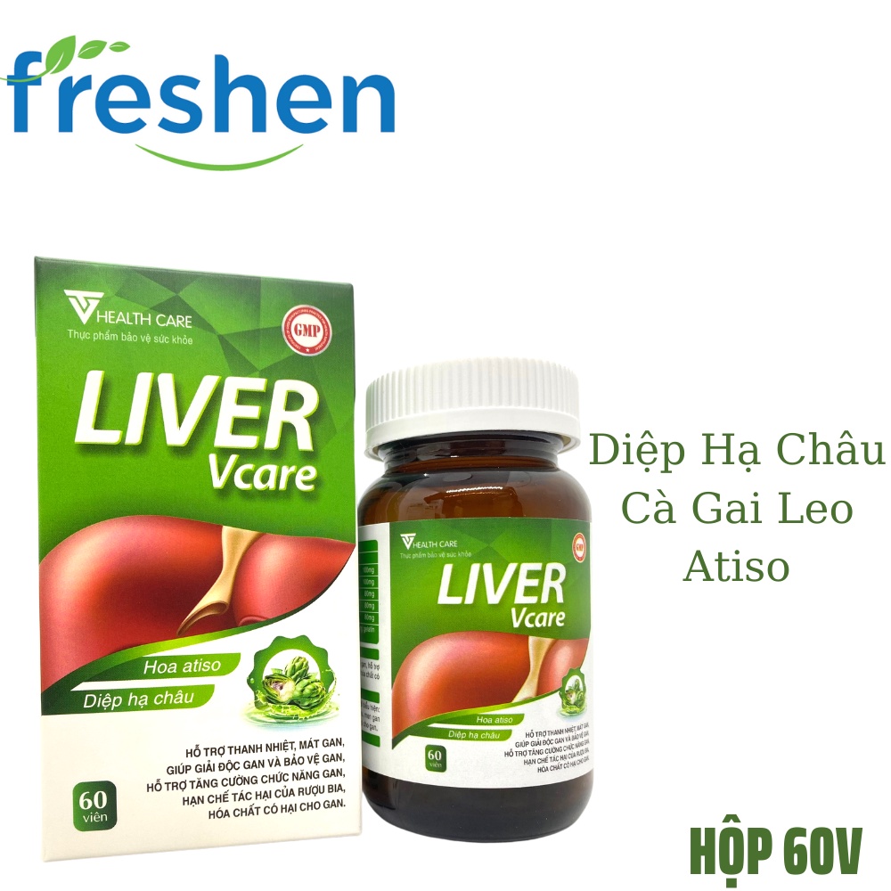 Giải độc gan LIVER VCARE hạ men gan, làm mát gan, bổ gan, tăng cường ...