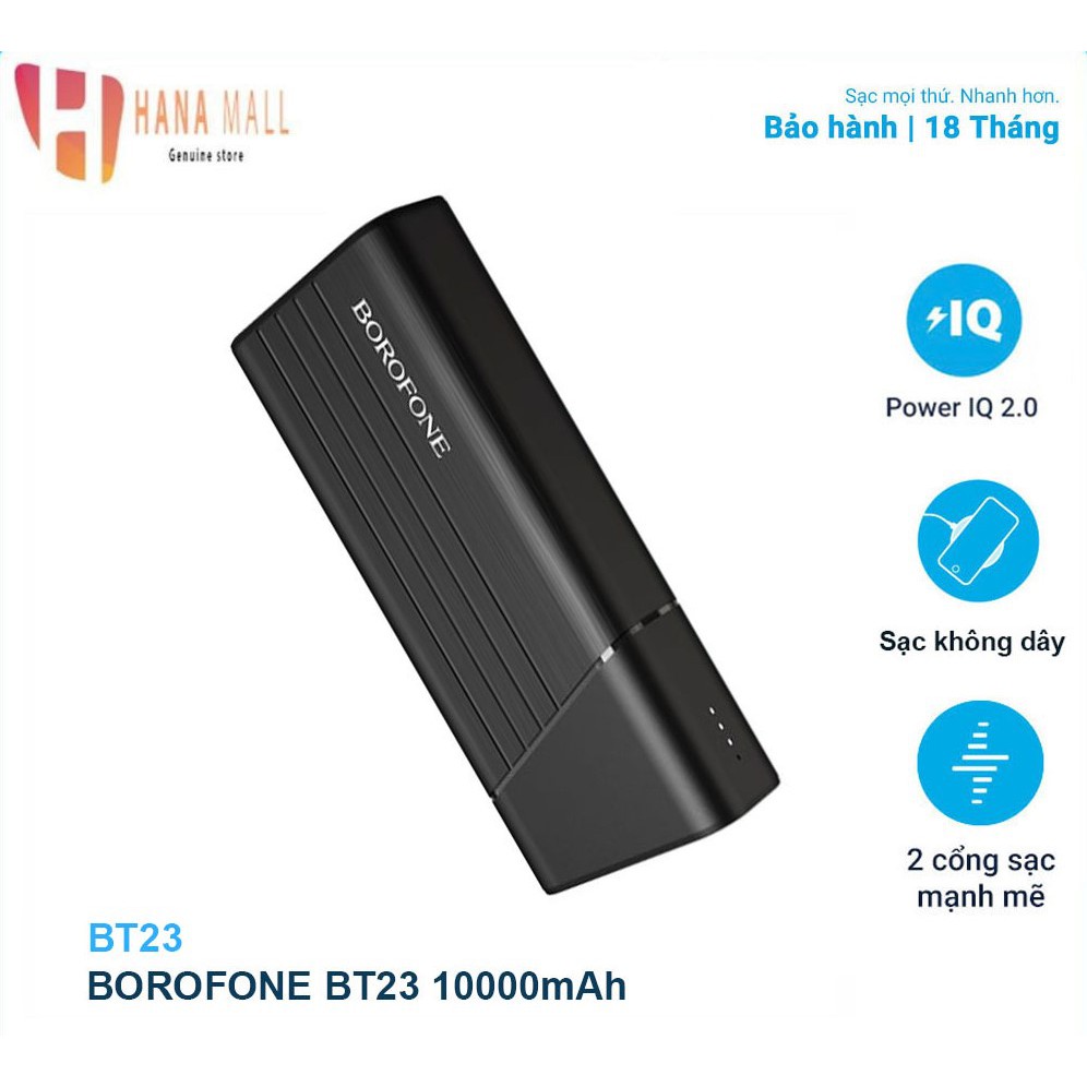Pin Sạc Dự Phòng Không Dây BOROFONE BT23, BT-23 - Dung Lượng 10000mAh | Shopee Việt Nam