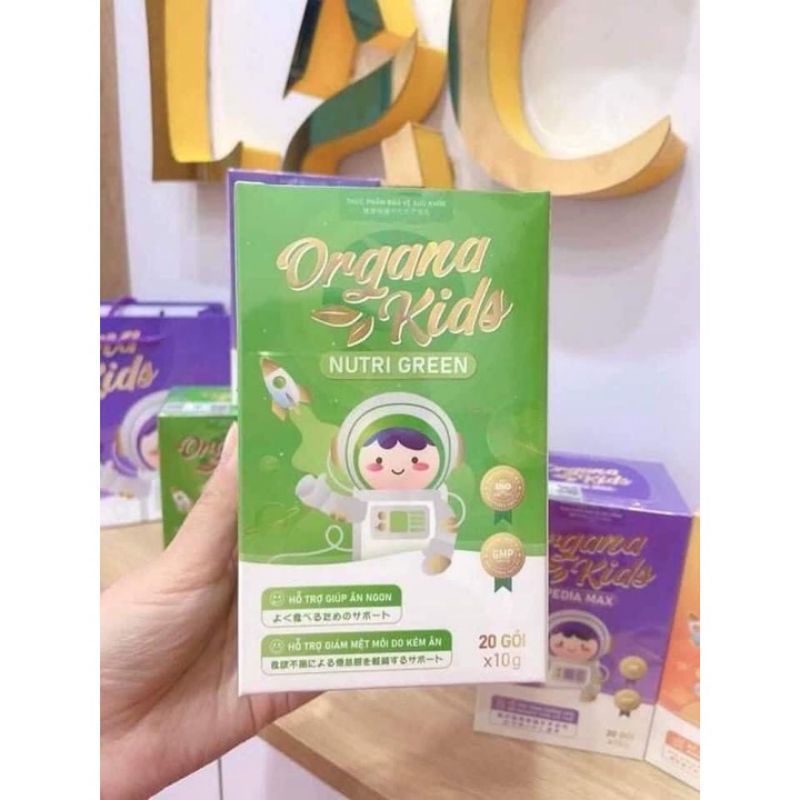 Thạch dinh dưỡng Organa Kids(Pedia max - Grow up - Nutri green) kẹo ...