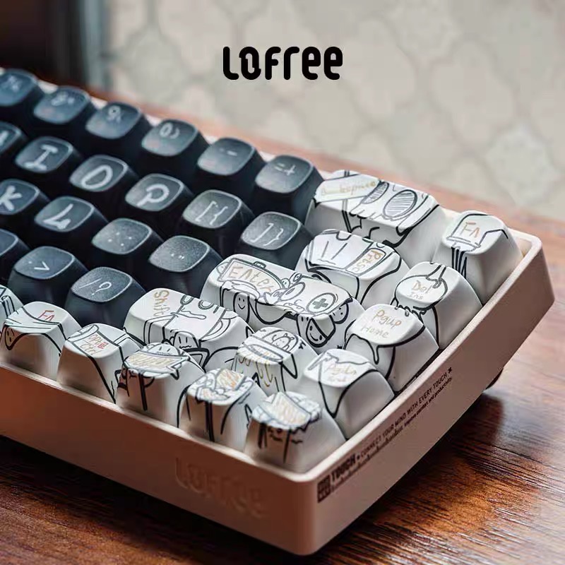 Keycap bàn phím Lofree phong cách retro dành cho các bạn yêu custom bàn ...