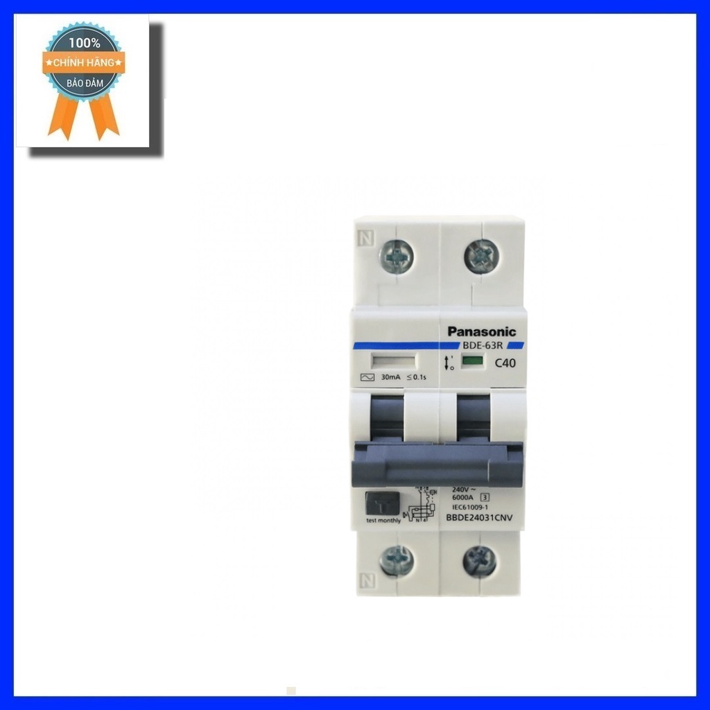 Cầu dao chống giật Panasonic 2P 20A, 25A, 32A, 40A, 50A, 63A 30mA | Shopee Việt Nam