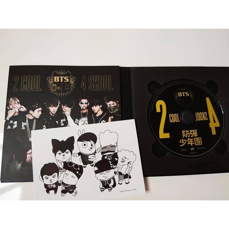 Album BTS chính hãng 2 Cool 4 Skool bộ ảnh đồ chơi thẻ bo góc cỡ lớn đủ ...
