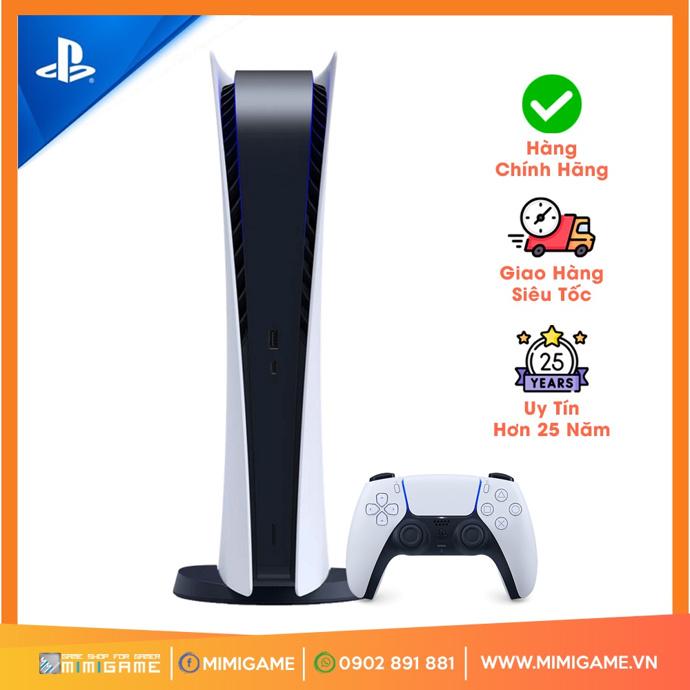 [HCM] Máy Game Playstation 5 Digital/ Máy PS5 Digital CFI-1118B | Shopee Việt Nam