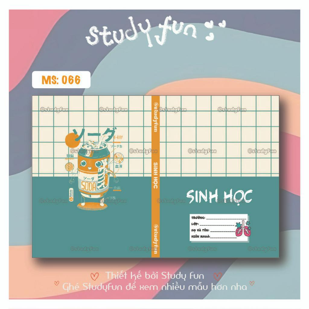 [SET] GIẤY BAO TẬP HỌC SINH CẤP 2, CẤP 3 MẪU 3 DỄ THƯƠNG - GIẤY BỌC VỞ ...