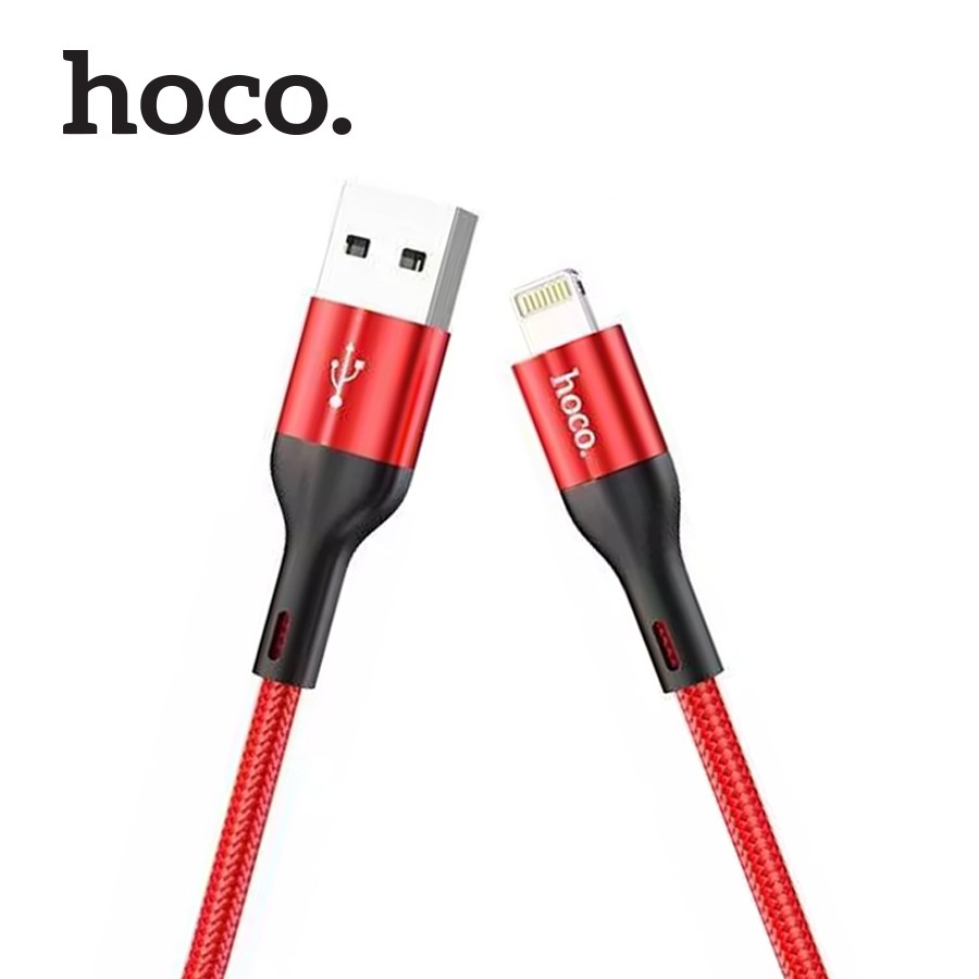 Cáp sạc nhanh 3A Hoco X2 Max LN USB, đầu sạc chống gãy, bọc dù, hỗ trợ ...